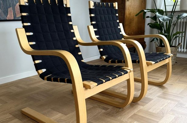 2 st Alvar Aalto 406 Fåtöljer, Artek säljes i Stockholms stad | Blocket