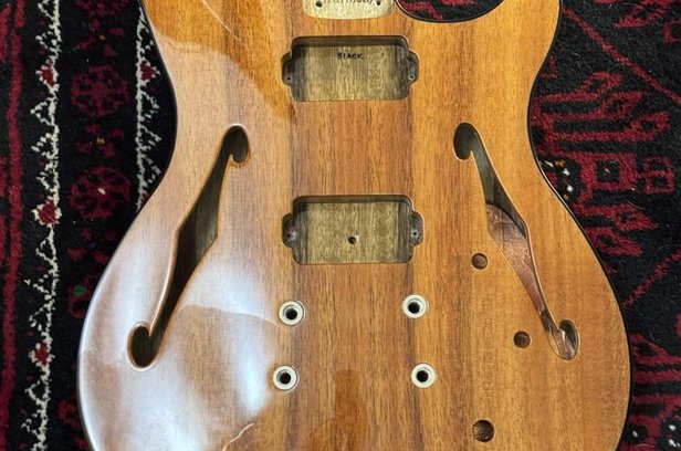 Warmoth VIP Koa-top, Black Korina säljes i Göteborgs stad | Blocket