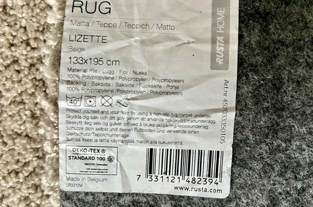 Matta Lizette från Rusta säljes i Växjö | Blocket