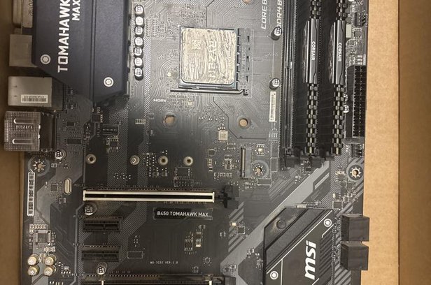 Moderkort, processor och ram (MSI B450, Ryzen 5 3600, 32GB) säljes i ...