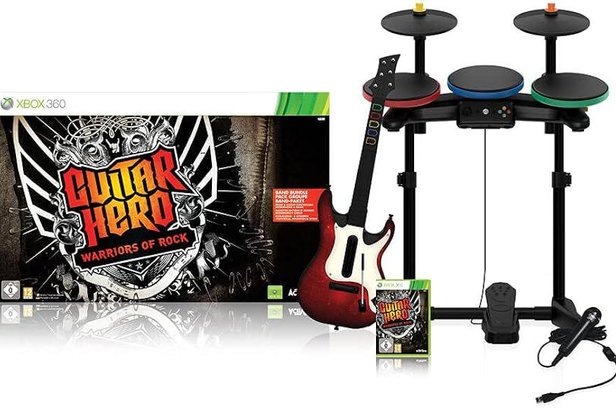guitar hero warriors of rock paket + Xbox 360! säljes i Helsingborg ...