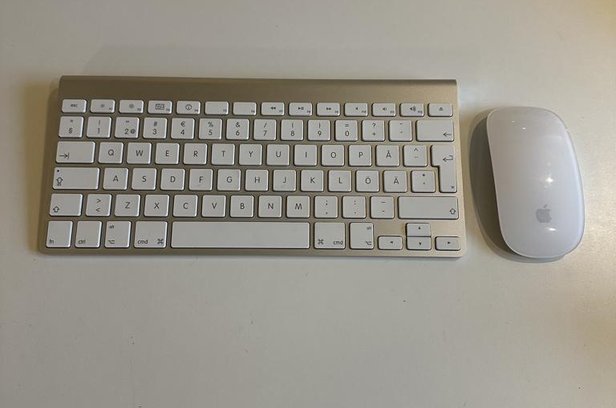 Apple trådlöst tangentbord + Magic mouse säljes i Ängelholm | Blocket