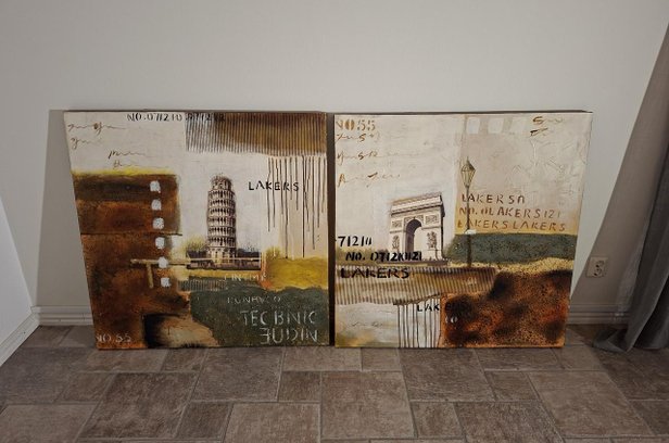 Canvas tavla 100x100cm säljes i Kungsbacka | Blocket