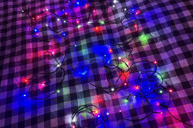 helt ny 10m fin led ljusslinga i olika färger (inne/ute) säljes i ...