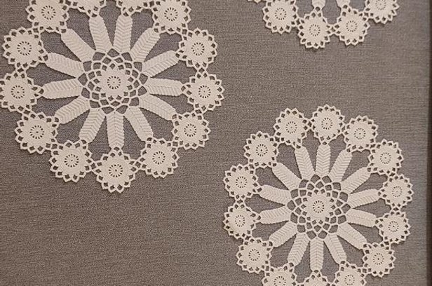 5 st handgjorda virkade dukar – 25×25 cm – 90-tal säljes i Göteborgs ...